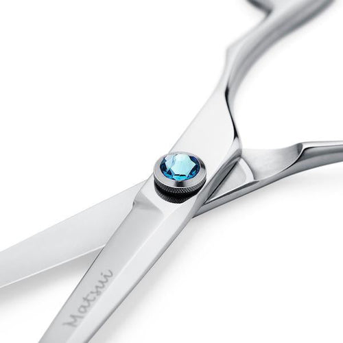 2026 Matsui Silver Elegance Sky Blue Hair Scissors