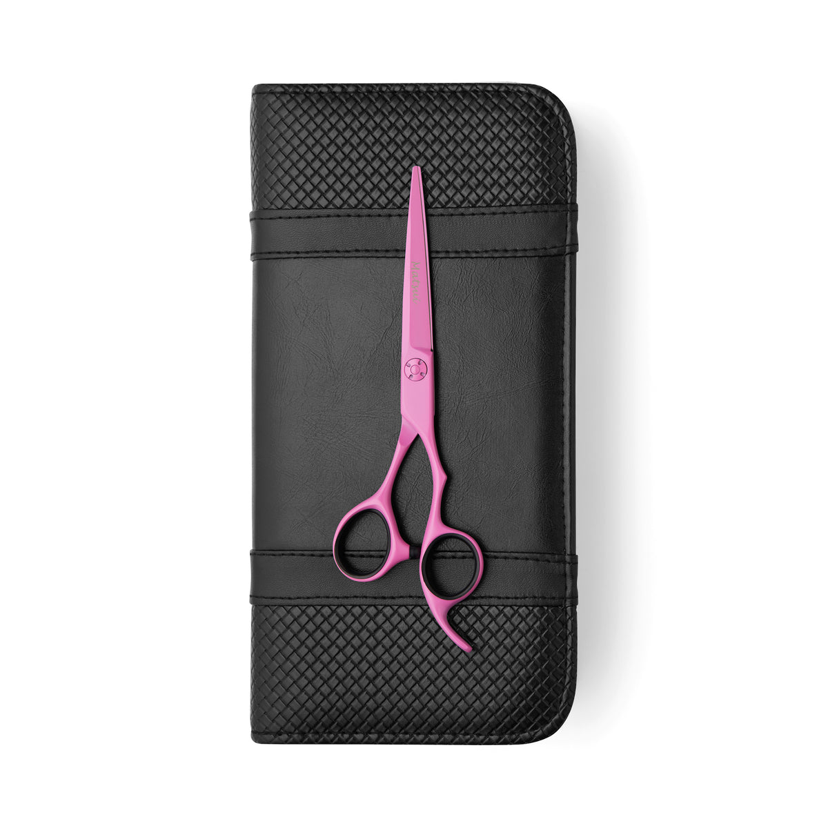 Matsui 2026 Neon Pink Offset Hairdressing Scissors, Triple Set