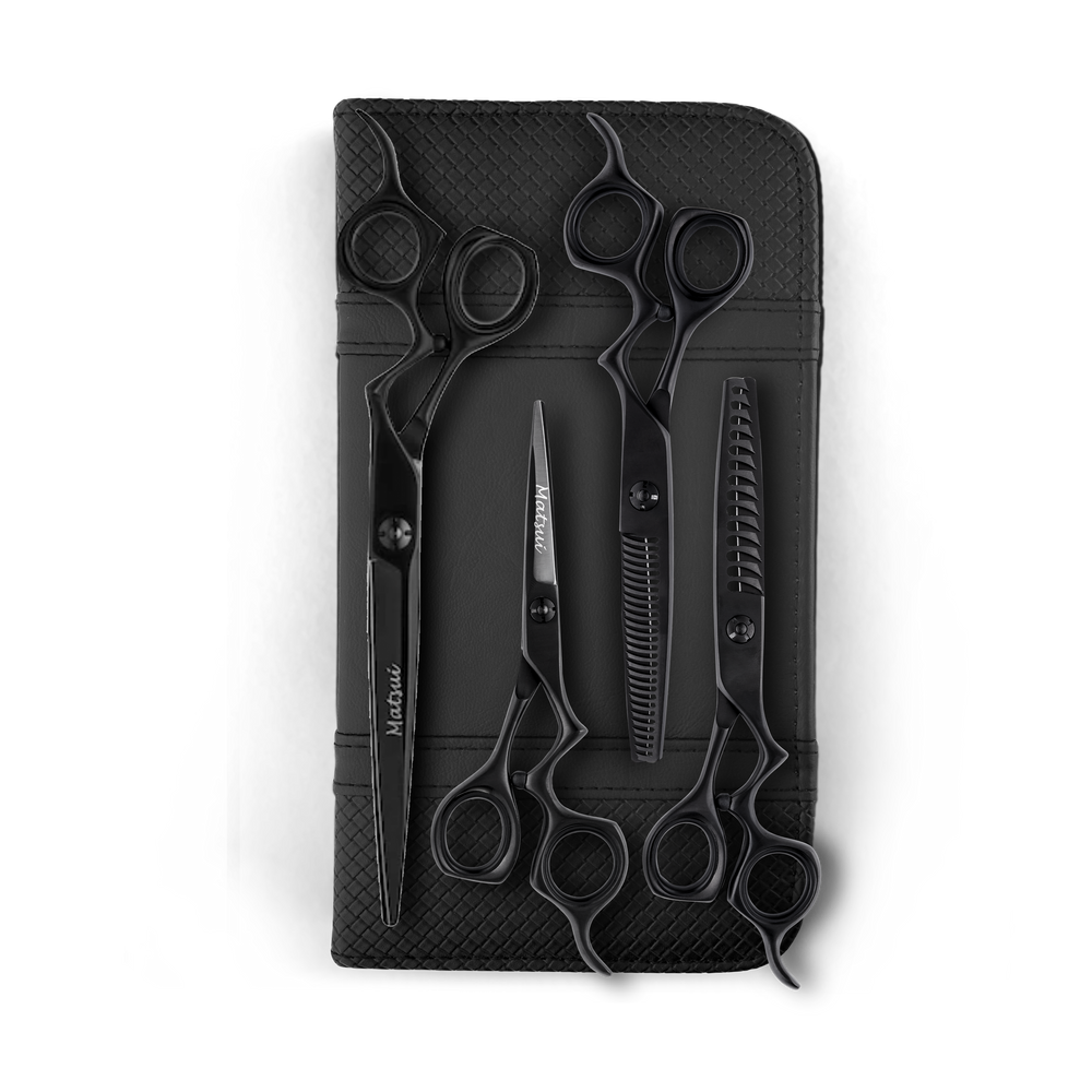 Matsui Classic Ergo Support Ultimate Barber Combo Matte Black (4 set)