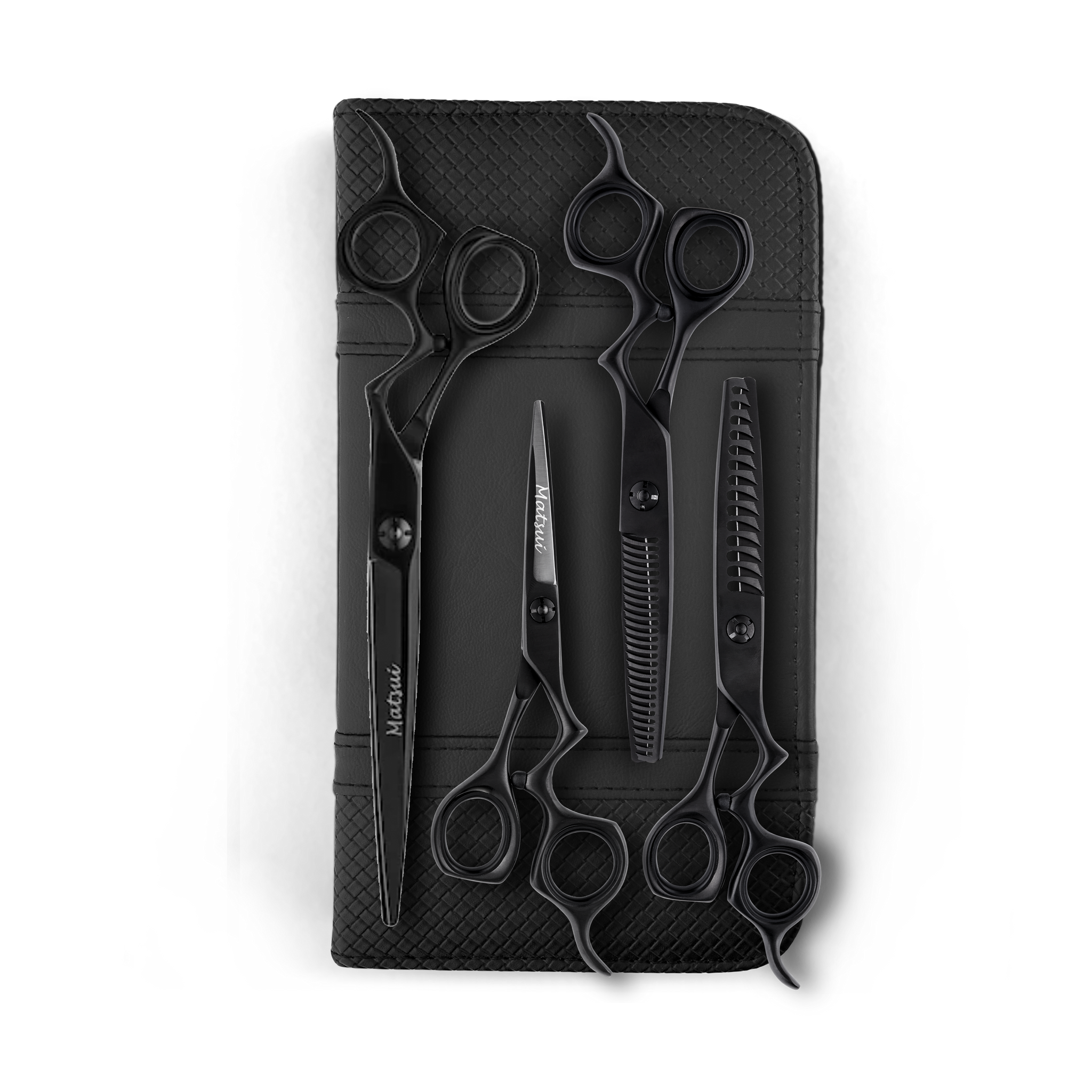 Matsui Classic Ergo Support Ultimate Barber Combo Matte Black (4 set)